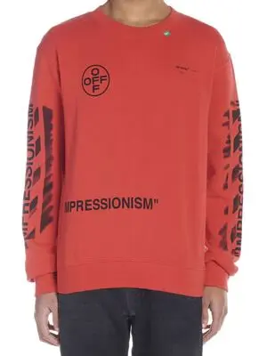 Off-White Impressionism Diag Stencil Sweatshirt