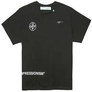 Off-White Oversized Summer T-shirt - Blue