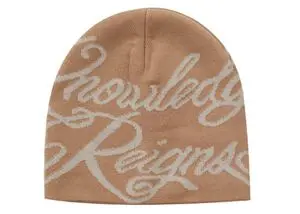 Supreme Knowledge Reigns Beanie - Tan