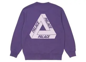 PALACE Slub Crew - Purple
