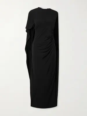 Stella McCartney Asymmetric Cape-effect Gown