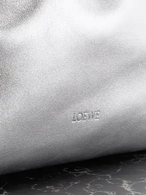Loewe Flamenco Clutch - Silver