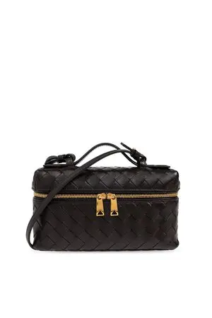 Bottega Veneta Bottega Veneta Zipped Vanity Case Brown