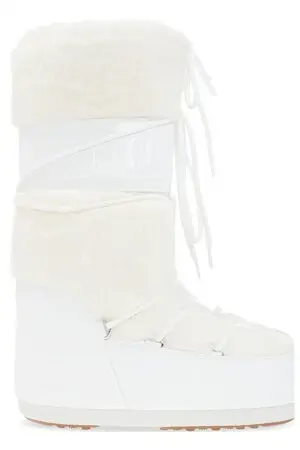 Moon Boot Moon Boot Icon Logo Printed Snow Boots White