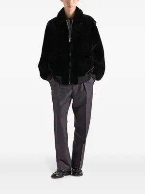 Prada Shearling Bomber Jacket