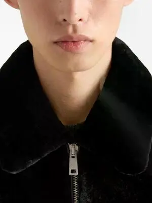 Prada Shearling Bomber Jacket