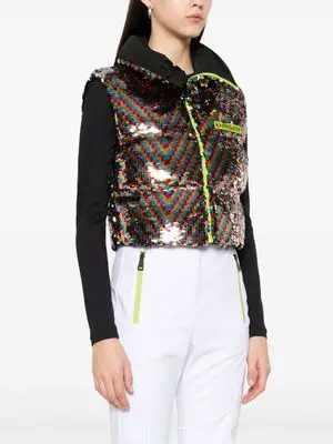 Khrisjoy Paillete-embellished Ski Gilet