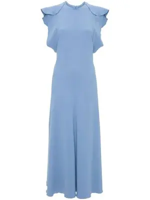 Victoria Beckham Cap-sleeve Midi Dress