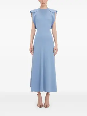 Victoria Beckham Cap-sleeve Midi Dress