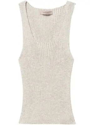 TWINSET Knitted Top - Neutrals