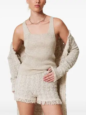 TWINSET Knitted Top - Neutrals
