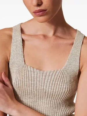 TWINSET Knitted Top - Neutrals