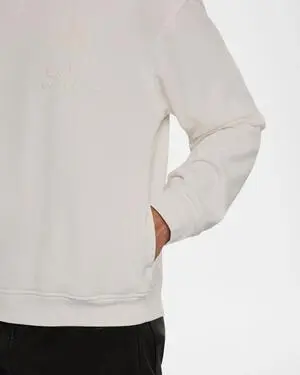 FRAME X RITZ PARIS Tonal Sweatshirt - Cream