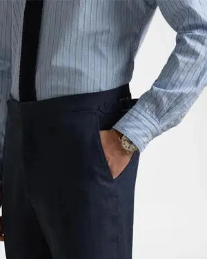 Polo Ralph Lauren Flat-front Linen Trousers