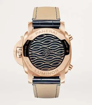 Panerai Goldtech Luminor Chrono Watch - Blue