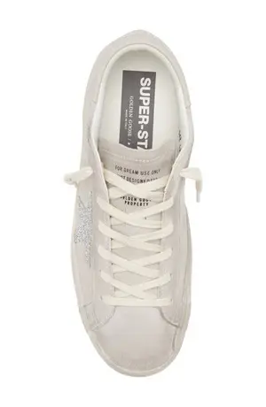 GOLDEN GOOSE Super-star Low-top Sneakers - Grey/ Silver