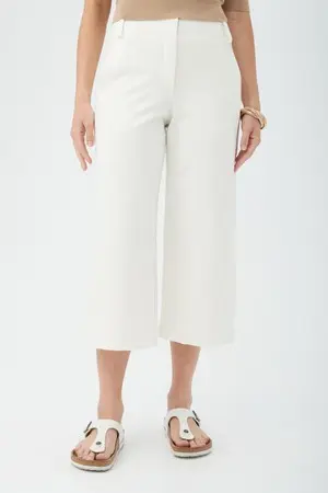 Trina Turk Patyn Wide Leg Pant - Whitewash
