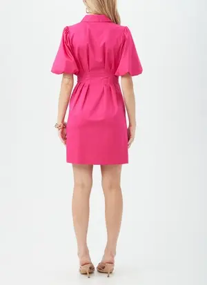 Trina Turk Galine Shirt Dress - Petal Pink