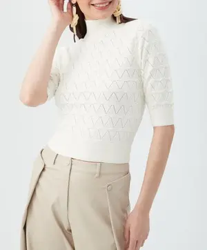 Trina Turk Mali Pullover - Whitewash