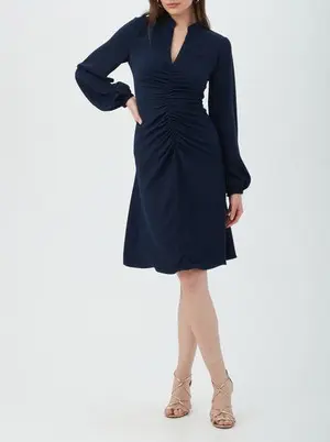 Trina Turk Lora A-line Dress - Indigo