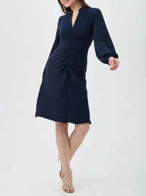 Trina Turk Lora A-line Dress - Indigo