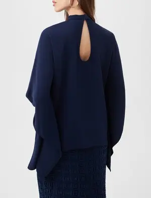 Trina Turk Anona Blouse - Indigo