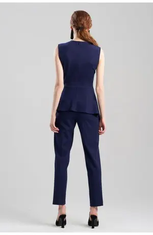 Natori Knit Peplum Top