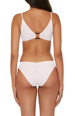 BECCA By Rebecca Virtue Modern Edge Hipster Bikini Bottom - White
