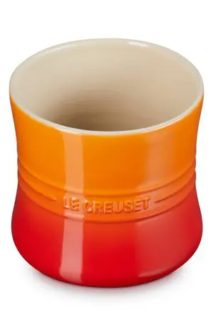 LE CREUSET Large Stoneware Utensil Crock - Flame