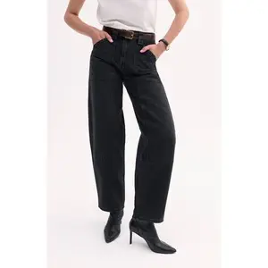 Co Denim Patch Pocket Pants - Black