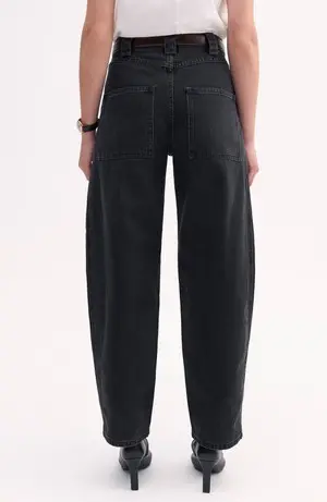 Co Denim Patch Pocket Pants - Black