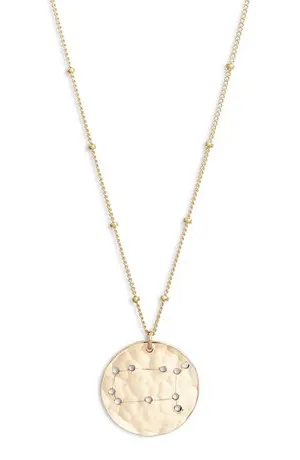 NASHELLE Nashelle Constellation Pendant Necklace Gold Fill Gemini