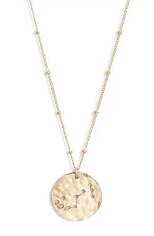 NASHELLE Nashelle Constellation Pendant Necklace Gold Fill Scorpio