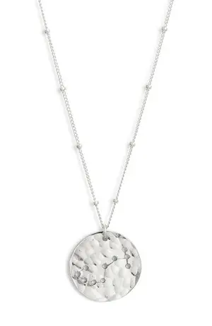 NASHELLE Nashelle Constellation Pendant Necklace Sterling Silver Scorpio