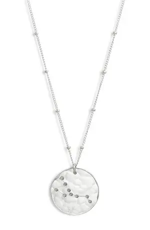 NASHELLE Nashelle Constellation Pendant Necklace Sterling Silver Taurus