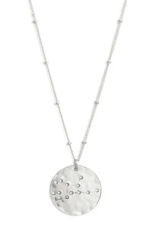 NASHELLE Nashelle Constellation Pendant Necklace Sterling Silver Virgo