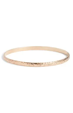 NASHELLE Nashelle Flora Bangle Gold Fill