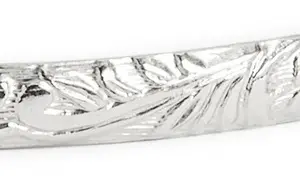 NASHELLE Flora Bangle - Sterling Silver