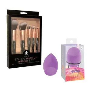 PURSONIC Complete Makeup Application Kit - Black