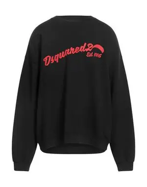 Dsquared2 Sweatshirt In Cotton And Elastane - Black