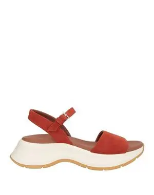 Hogan Ankle Strap Wedge Sandals