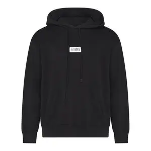 MAISON MARGIELA MM6 Maison Margiela Numbers-Motif Hoodie - Black