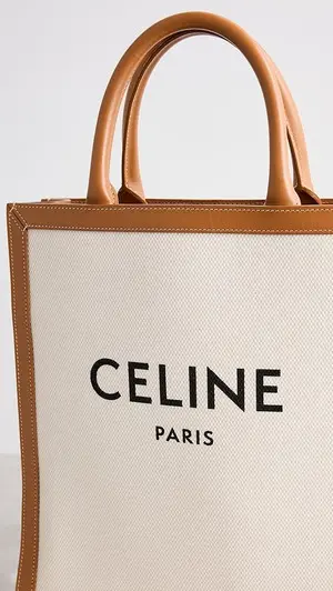 Celine Canvas Vertical Cabas Small Tote