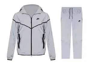 Nike Tech Woven Flash Jacket & Pant Set - Reflect Silver/black