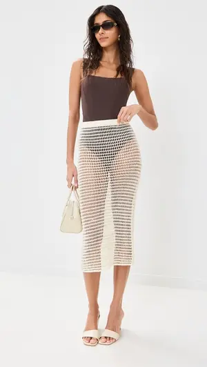 Staud Adelaide One Piece - Dark Chocolate