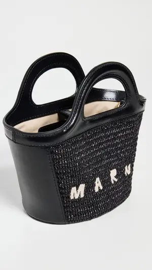 Marni Tropicalia Micro Tote - Black