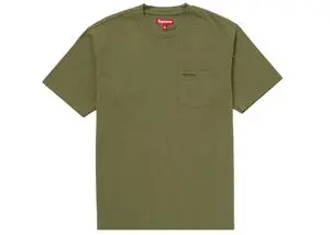 Supreme Short Sleeve Pocket Tee Shirt - Green