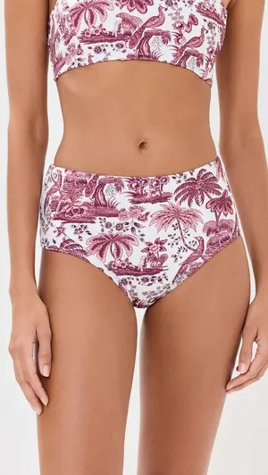 Staud Devon High-rise Bikini Bottom