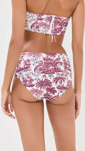 Staud Devon High-rise Bikini Bottom