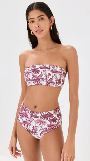 Staud Devon High-rise Bikini Bottom